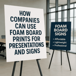 Why Foam Board Signs Are a Game-Changer for Business Presentations and ...